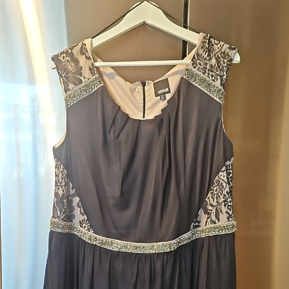Melrose and Market | Dresses | Melrose And Market Black And Cream Lace ...